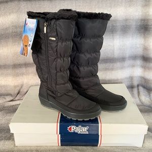 Pajar | Shoes | Pajar Womens June Boot Black Snow Boots 38 Or 4 | Poshmark